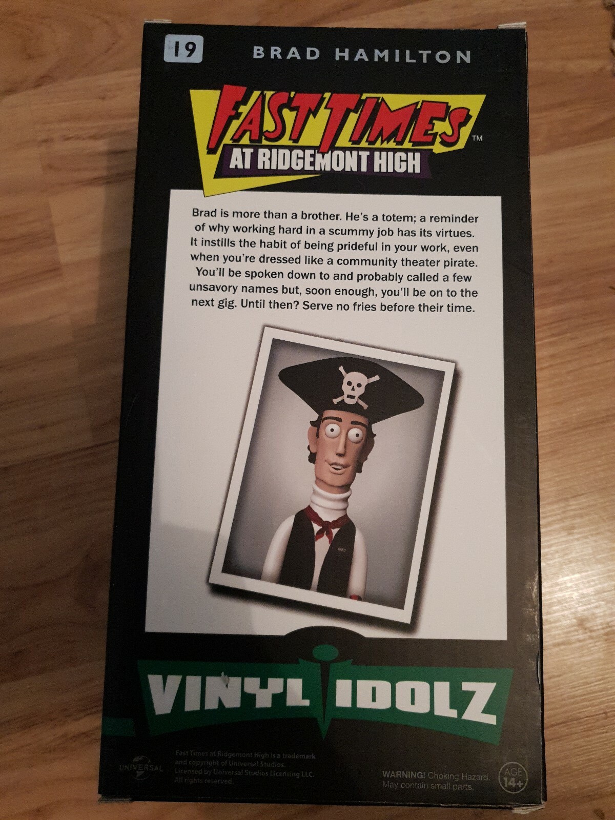 VINYL SUGAR vinyl idolz Brad Hamilton fast Times At Ridgemont High 8 ...