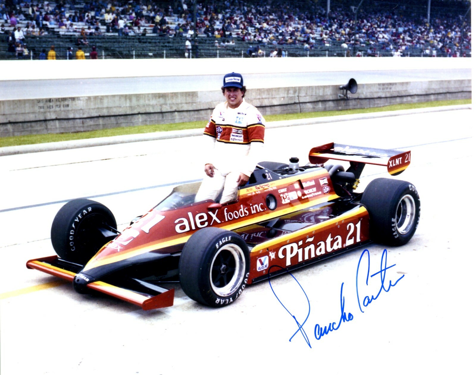 PANCHO CARTER AUTOGRAPHED INDY 500 8 X 10 PHOTO | eBay