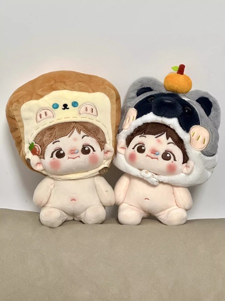 No Attributes Cute 20cm 10cm Plush Doll Pillow Dress up Stuffed Toy Hat ...