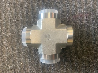 Steel FP x FP x FP x FP union cross | eBay