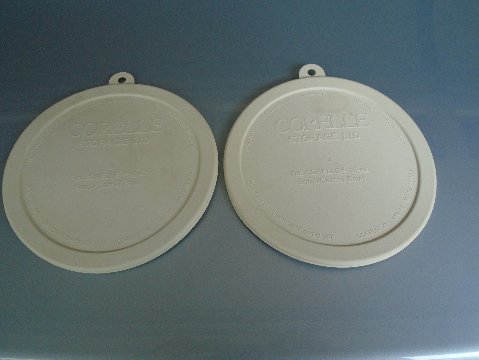 Corning Corelle Storage Lids 418-PC For Corelle 18 oz Soup Cereal Bowl ...