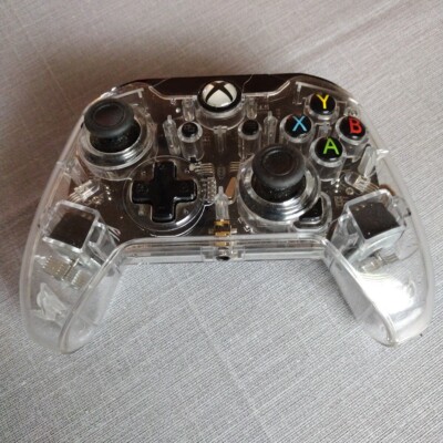 Afterglow Clear Prismatic Wired Controller For Xbox One Without Cable ...