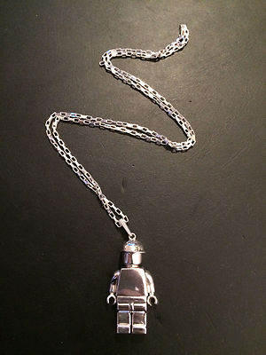 Handmade Sterling Silver LegoMan!!! Extremely Rare!!! Collectible ...