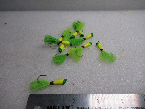 SHAD DARTS 10 NON LEAD ECO FRIENDLY 1/8 OZ DART JIG HEAD CRAPPIE ...