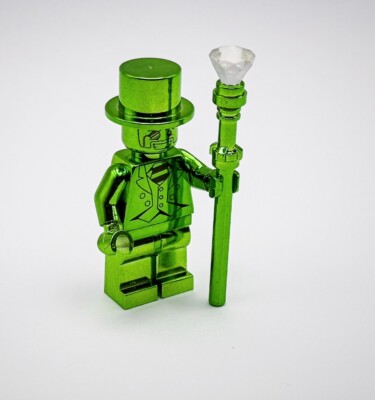 Lego Chrome Plated Mr Gold Mr Green Mini Figure RARE New!! | eBay