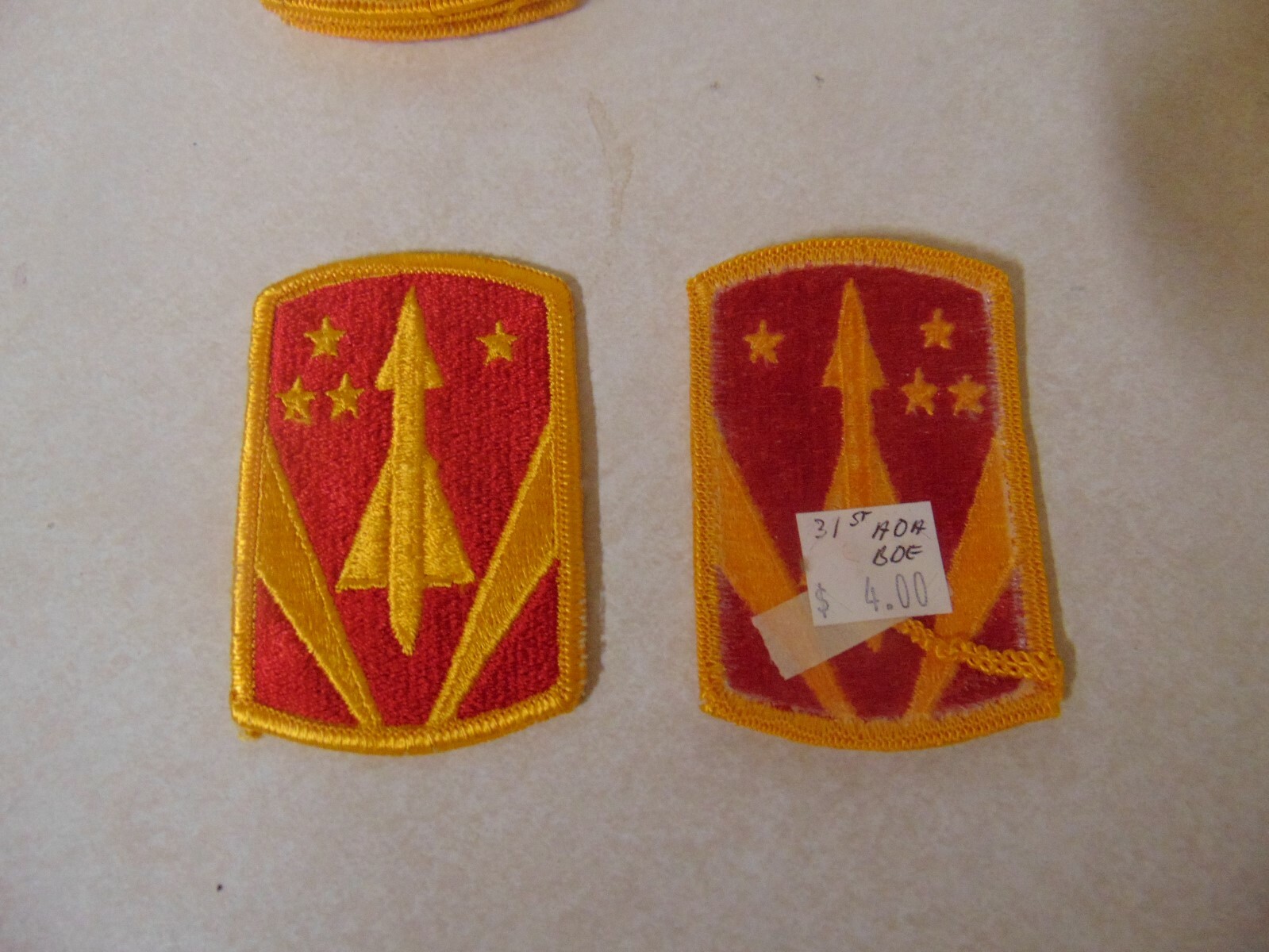 MILITARY PATCH US ARMY SEW ON COLORED 31ST AIR DEFENSE ARTILLERY | eBay