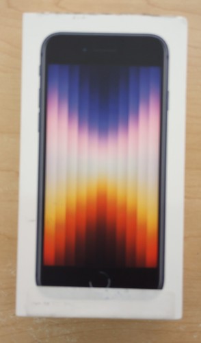 Open Box Verizon Apple iPhone SE3, 64GB, Black - Prepaid Smartphone ...