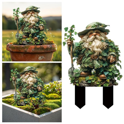 Tree Man Fairy Earth Statue Whimsical Garden Fairy Stakes | Tree Man ...