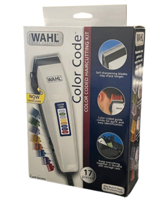 BRAND NEW WAHL Color Code 17 Piece Complete Kit Hair Clippers | eBay