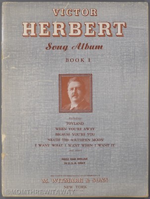 1927 VICTOR HERBERT SONG ALBUM BOOK I 1 Sheet Music | eBay