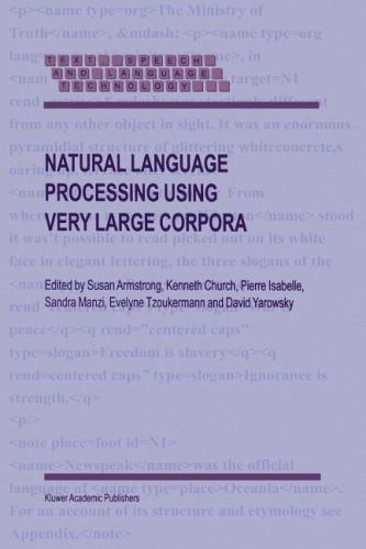 Text, Speech and Language Technology Ser.: Natural Language Processing ...