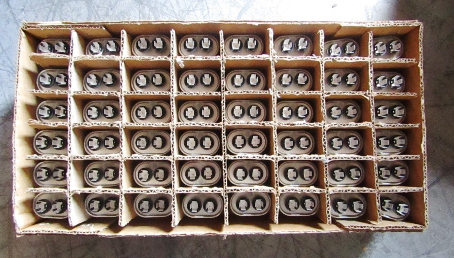 LOT OF 48 GE A10000AFC, 27L1113 7.5UF+/-6% 370VAC 50/60HZ DIELEKTROL ...
