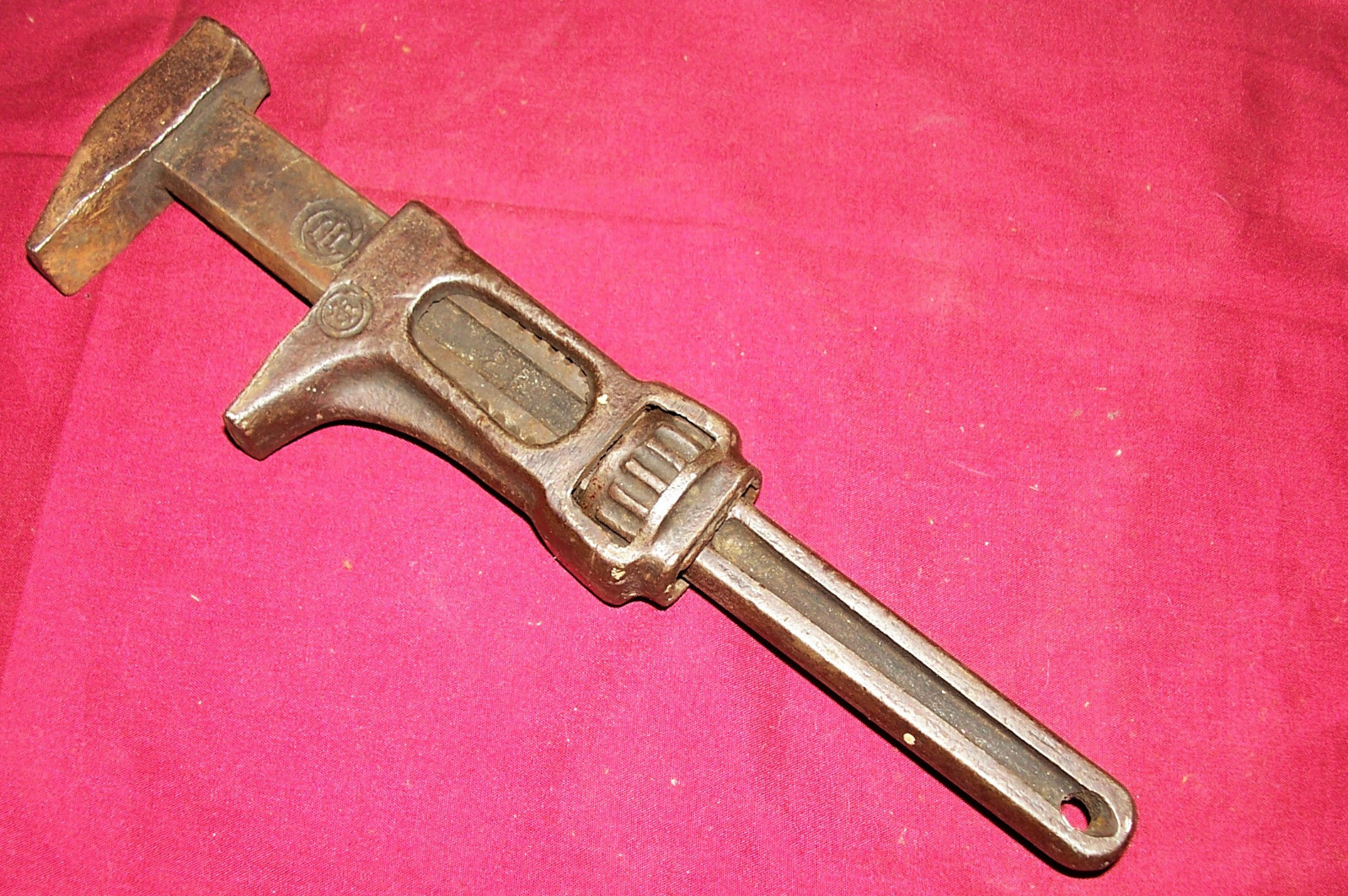Antique International Harvester Adjustable Wrench Tool Old Vintage ...