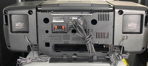 JVC PC-X110 Boombox Portable CD FM AM Dual Cassette VTG 1994 1990 ...