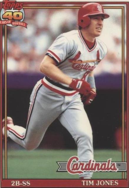 1991 Topps - Tim Jones #262 Collector's Edition (Tiffany) for sale ...