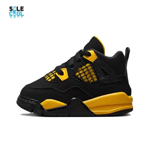 Air Jordan AJ4 Retro Tour Yellow Thunder TD Toddler BQ7670-017 | eBay