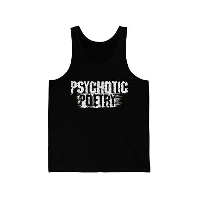 Psychotic Poetry Thrash Metal Band Logo Black Tanktop Mens Unisex | eBay