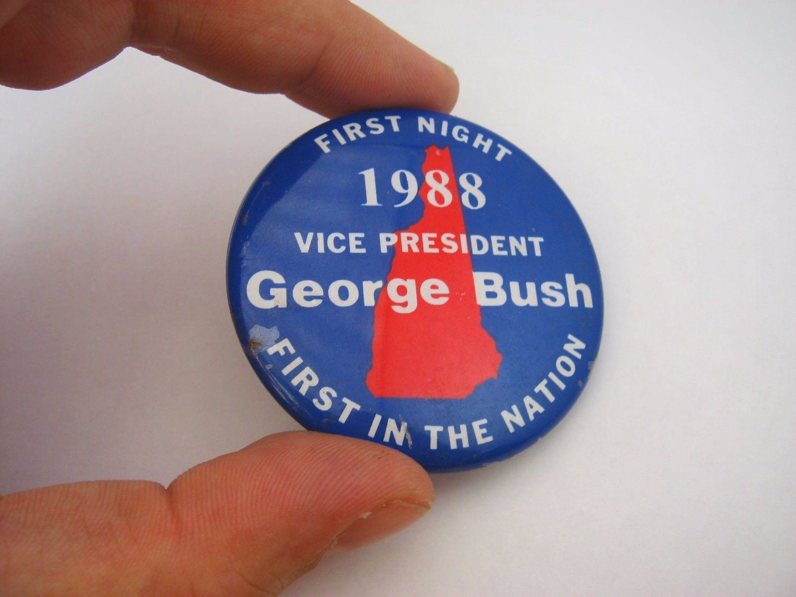 Vintage 1988 Vice President George Bush FIRST NIGHT New Hampshire ...