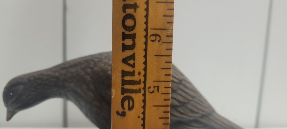Vintage Handpainted Bird With Babies Statue/ Display Piece | eBay