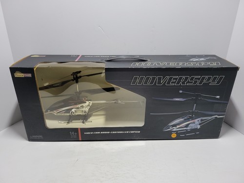 Thinkgeek Hoverspy Video Camera Radio Controlled Helicopter Drone 2010 ...