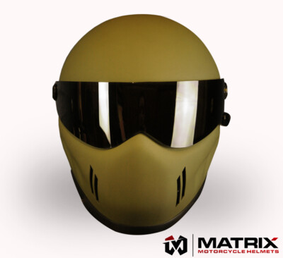 Matrix Alpha Streetfighter Motorcycle helmet Simpson Bandit Style Army ...