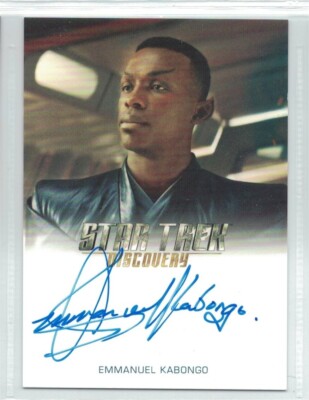 Star Trek Discovery S3 auto card Emmanuel Kabongo | eBay