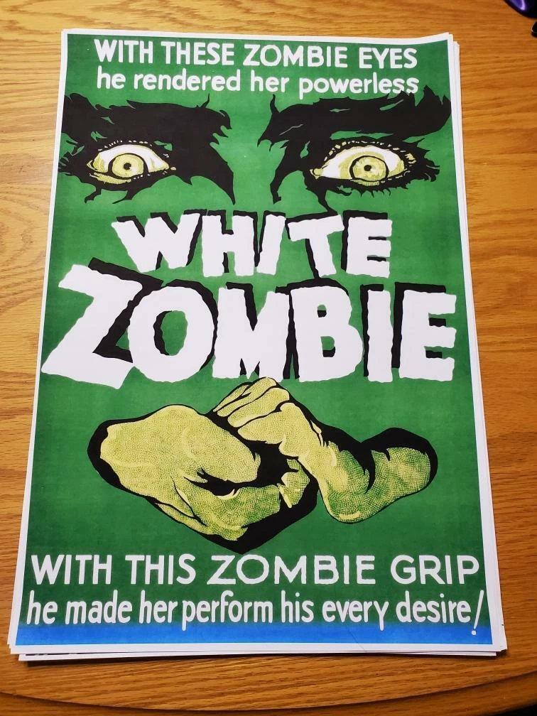 White Zombie Movie Poster