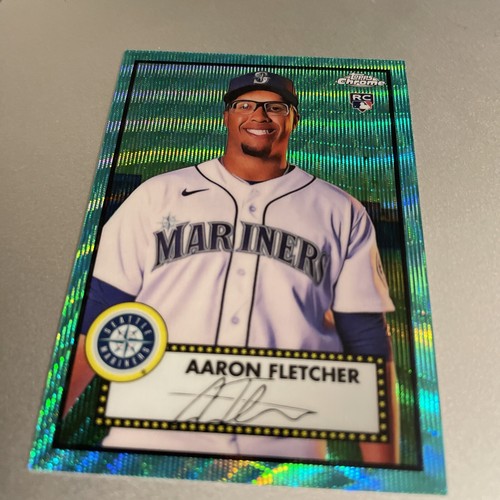 2021 Topps Chrome Platinum Anniversary AQUA WAVE REFRACTOR Aaron ...