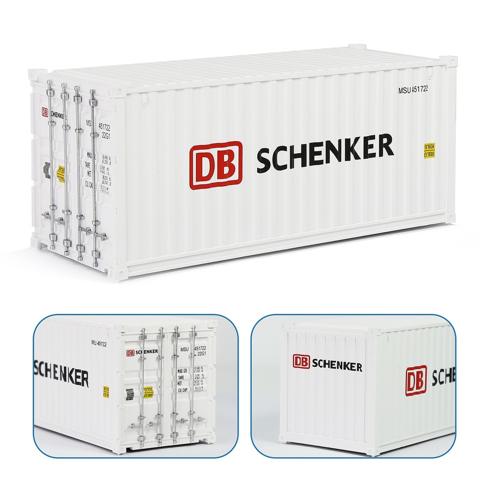 Evemodel O Scale 1:43 20ft Shipping Container 20' Cargo for Express ...