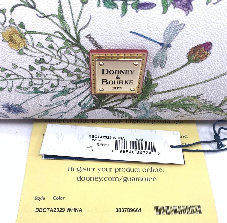 Dooney & Bourke Botanical Collection Satchel Crossbody Top Handle Bag ...