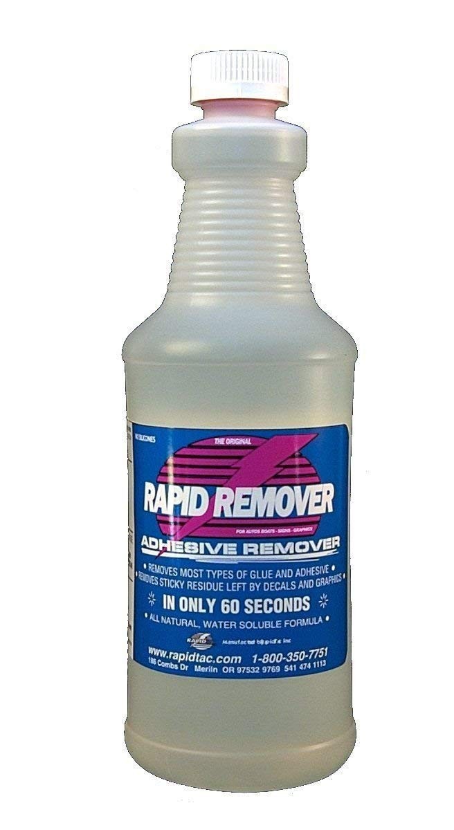 Rapid Remover Adhesive Remover for Vinyl Wraps Graphics Decals Stripes ...