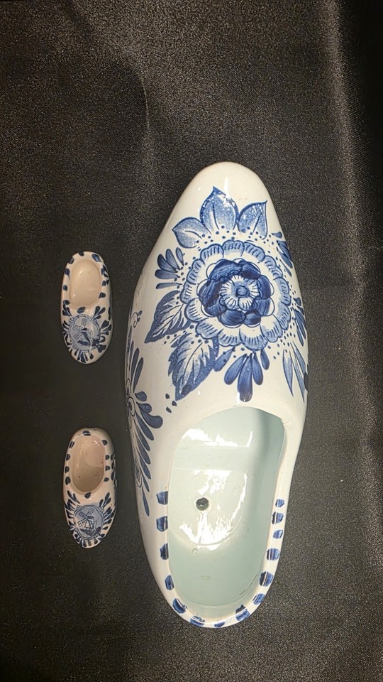 Collection of Delft Blue Ceramic Dutch Clogs from Holland | eBay