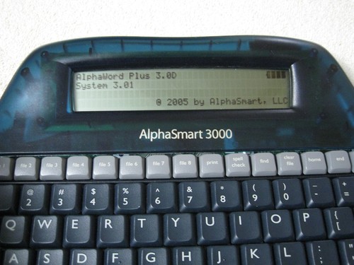 AlphaSmart 3000 Portable Desktop Word Processor No Cables - Tested | eBay