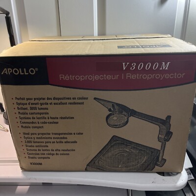 Apollo V3000M Overhead Projector 11.25" x 11.25" Glass 3000 Lumens | eBay