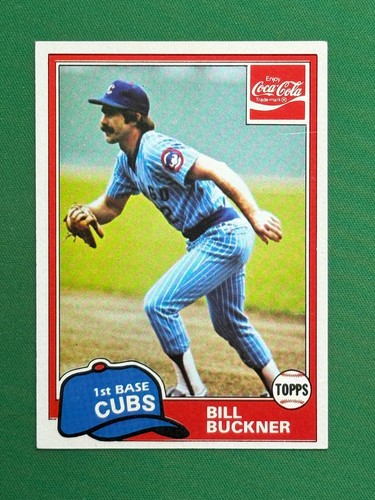 1981 Topps Coca-Cola Chicago Cubs Baseball #2 Bill Buckner | eBay