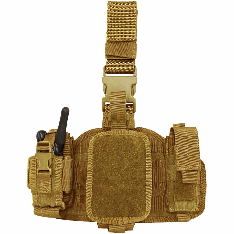 Condor 171192 Tactical MOLLE PALS Drop Leg Thigh EMT Magazine Radio ...