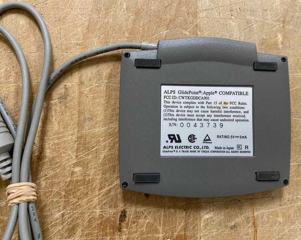 ALPS GlidePoint Apple Compatible Desktop Bus Mouse | eBay