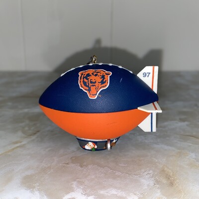 NFL Hallmark Keepsake Chicago Bears Football Blimp Ornament Christmas ...