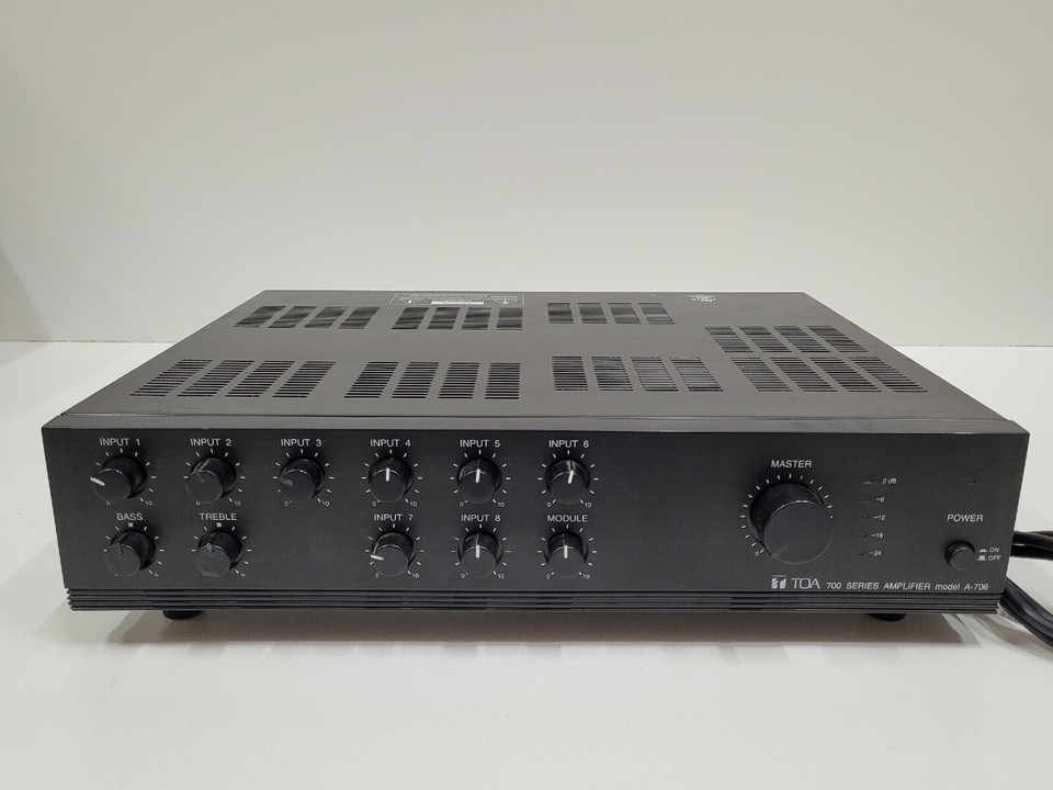 TOA 700 Series Amplifier Model A-706 | eBay