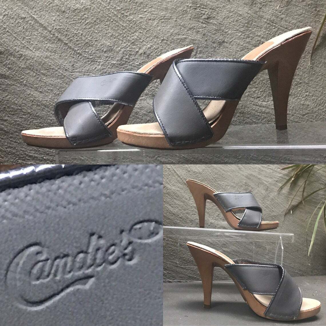 70s Candies VTG Sexy high heel disco mule shoe never worn (dead stock ...