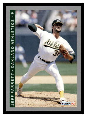 1993 Fleer #297 Jeff Parrett - Oakland Athletics | eBay