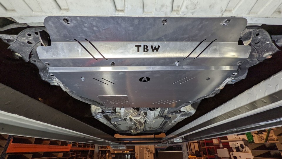 TBW Aluminum Engine Under Tray Shield for 1st Gen 04-08 Acura TSX skid ...