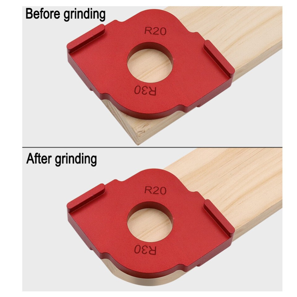 2pcs/set Templates Routing Rounded Corners Aluminium Alloy Radius Jig ...