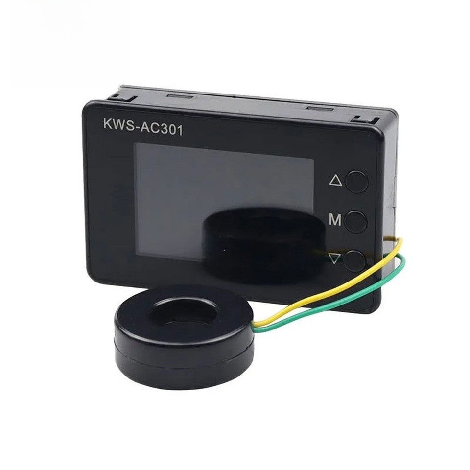 AC Voltmeter with Current Sensor 50 to 300V 100A Power Frequency Meter | eBay Australia