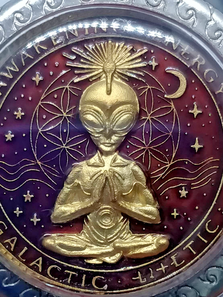 Cosmic Energy Alien UFO Thai Amulet Sacred Protection Fortune Lucky ...