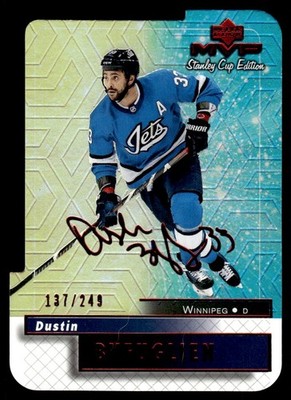 2019-20 UD MVP Stanley Cup Edition 20th Anniversary Dustin Byfuglien ...