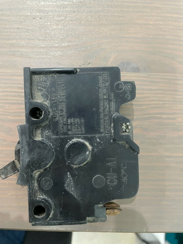 NA20 FEDERAL PACIFIC FPE 20 AMP STAB-LOK 1 POLE BREAKER 20A 1P NA | eBay