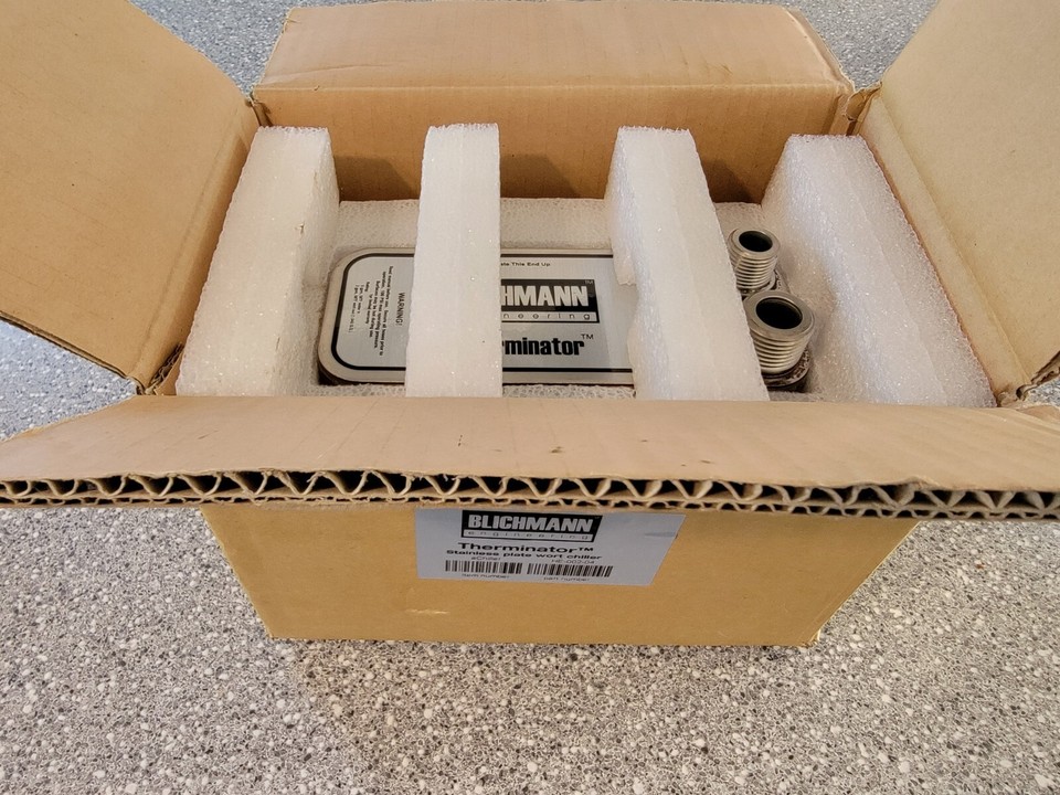 Blichmann Engineering The Therminator Plate Chiller Homebrew Beer Wine ...