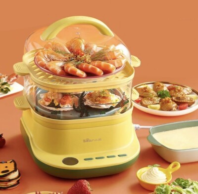 Boar 6 Liters Multi-function Electric Steamer 2-layer Steamer Rice Dzg ...