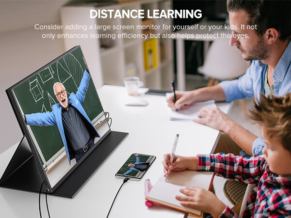 18.0" 144Hz Portable Monitor 2560*1600 Type USB C Screen Monitor For ...